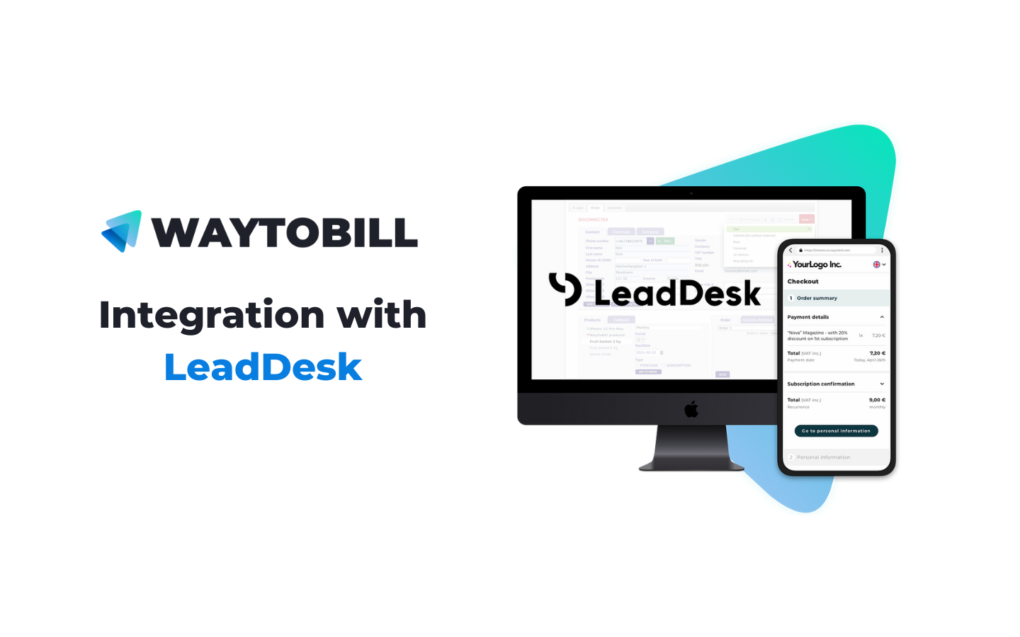 Waytobill Payments in LeadDesk: Boost Your Subscription Business